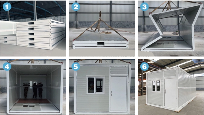 Office Modular Prefabricated 20ft Portable Fold Out House