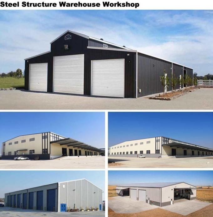 Sliding Door Warehouse Prefabricated Steel Structure Workshop Building