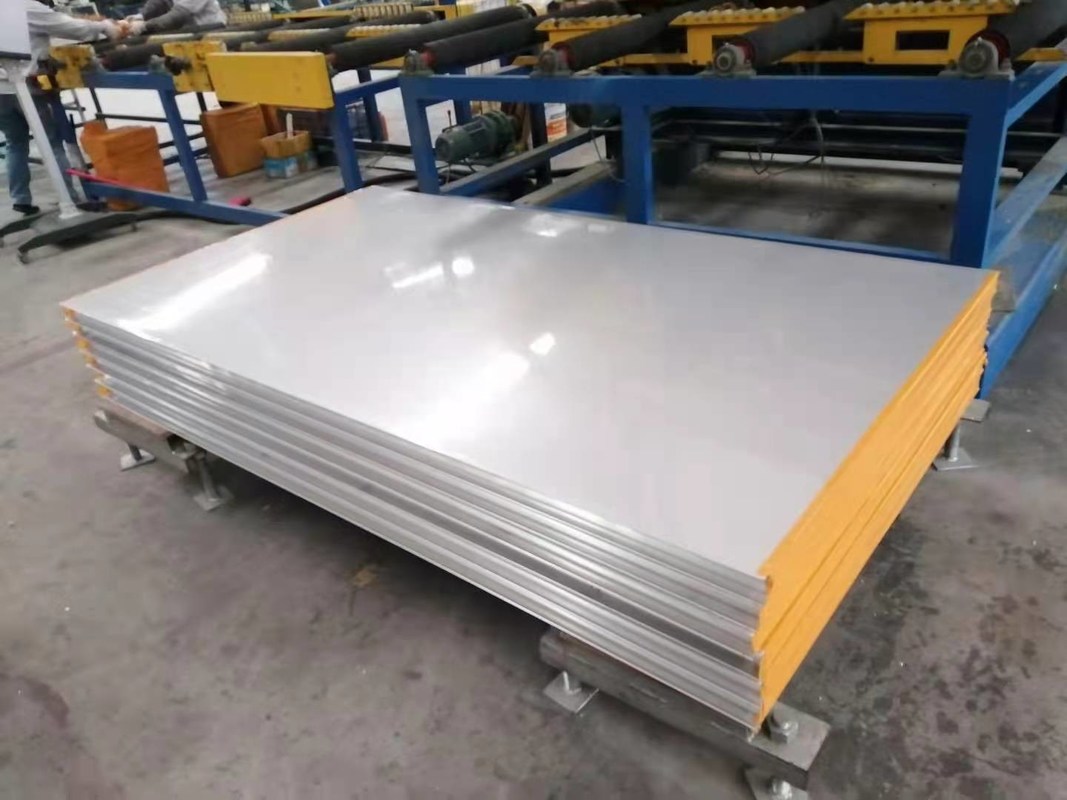 Stainless Steel EPS Sandwich Panel For Food Shop Stainless Steel ...