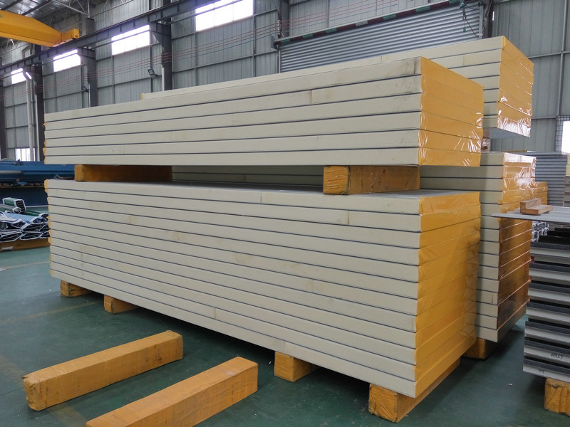 Modular Insulated Wall Polyurethane PU Sandwich Panel